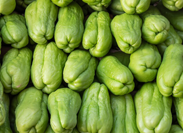 Chayote, una hortaliza que se come casi completa - Greentology