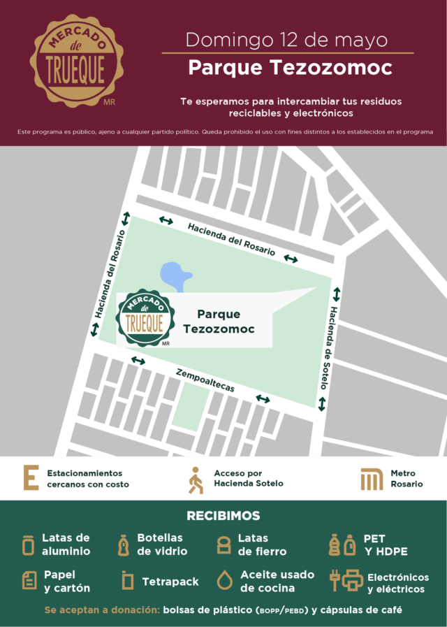 Llega a Parque Tezozómoc el Mercado de Trueque - Greentology